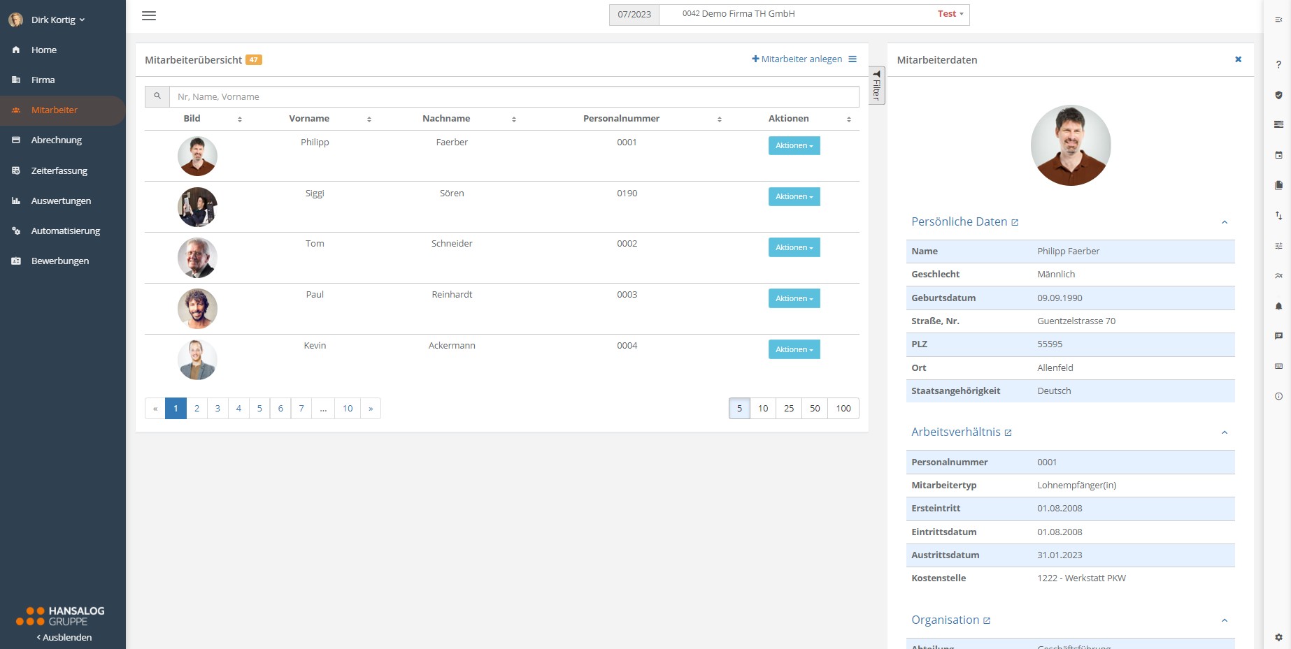 Personalsoftware | HR Software aus der Cloud | Lohn- und Gehaltsabrechnung Software